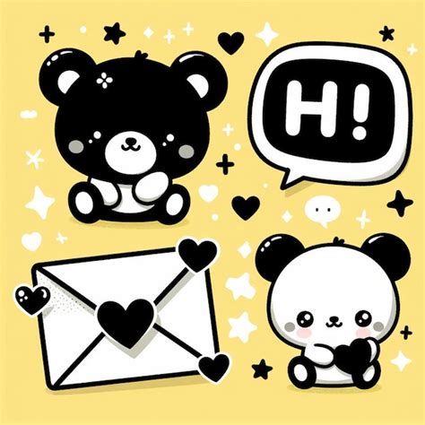 Premium Photo Cute Colorful Valentine Scribbles