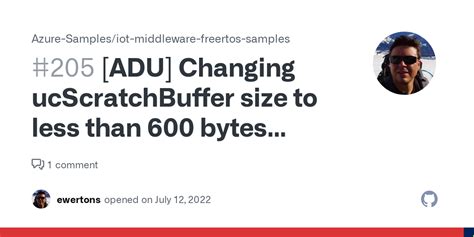 ADU Changing UcScratchBuffer Size To Less Than 600 Bytes Causes