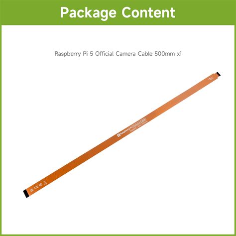 Raspberry Pi Official Csi Fpc Flexible Cable 200mm 500mm 22pin To 15pin
