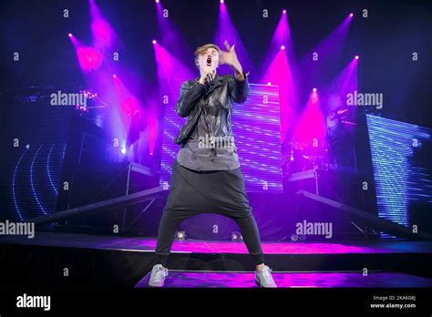 Oslo Norway 20160219 The Finnish Teen Idol Isaac Elliot Sings In Oslo