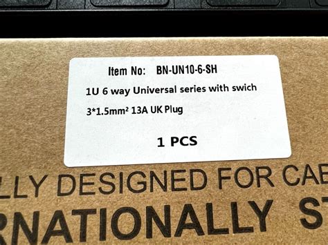 U Way Multi Functional A Jack Horizontal PDU With Input A UK Plug PDU KVA To KVA UPS