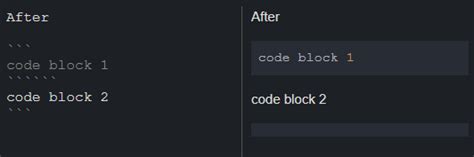 Consecutive Code Blocks Smushed Together After Making Any Change In