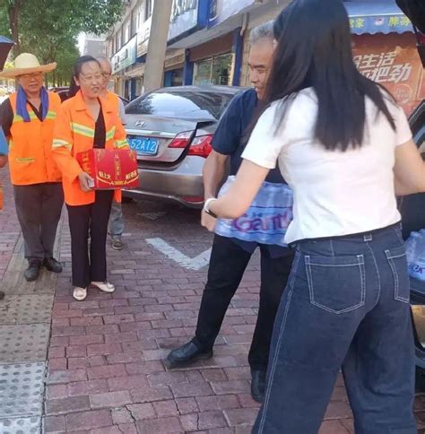 高温酷热“送清凉”，关爱城市“美容师” 知乎