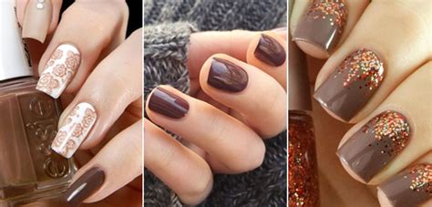 20 ไอเดียทำเล็บสีน้ำตาล สวยเรียบๆ ทำแล้วมือขาว Ladyissue เว็บรีวิว