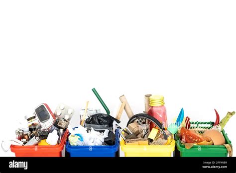 The Concept Of Waste Classification For Recycling Collection Of Waste