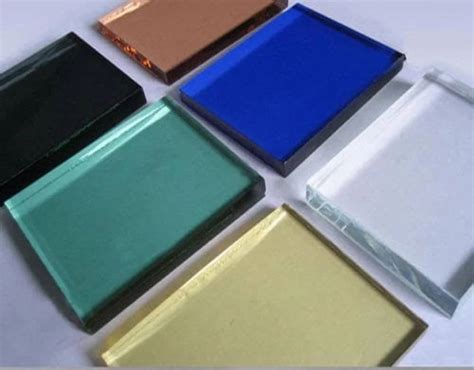 Multicolor Tinted Float Coloured Plain Glass Thickness 5mm At ₹ 58sq