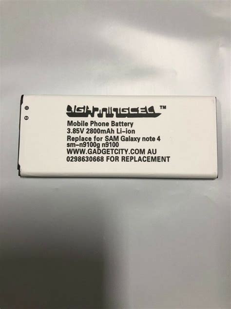 Battery For Samsung Galaxy Note 4 Sm N910g N9100 Eb Bn9