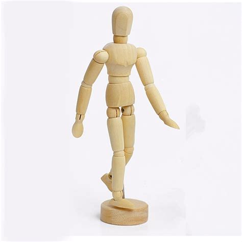 Boneco Articulado Madeira Modelo Desenho 30cm Frete Grátis R 58 45