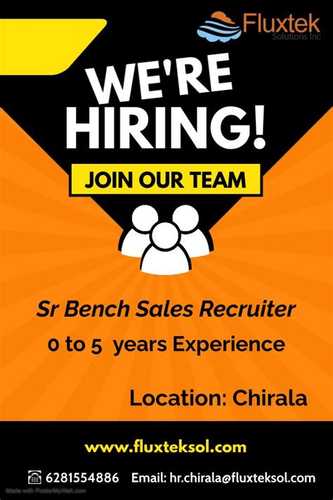 Fluxtek Solutions Chirala On Linkedin Benchsalesrecruiters