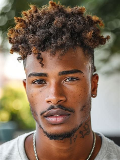 29 Unique Black Mens Curly Hairstyles Short Medium And Long Hair With