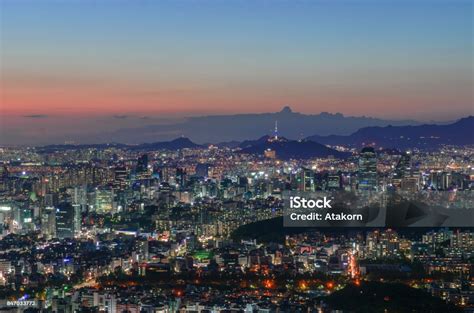 서울 시내 다운 타운 스카이 라인 서울 특별시 한국 0명에 대한 스톡 사진 및 기타 이미지 0명 건축 기업 재무와 산업