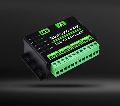 Industrial Usb To 4ch Rs485 Converter Multi Protection Circuits Multi