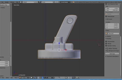 hard surface modeling practice for robot modeling works in progress