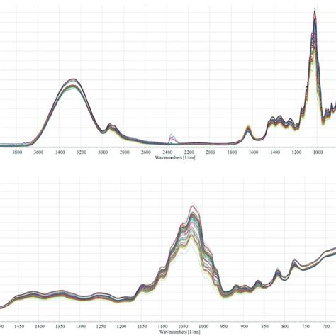 The Ftir Spectra Of Honey Samples Of Different Botanical Origin Download Scientific Diagram