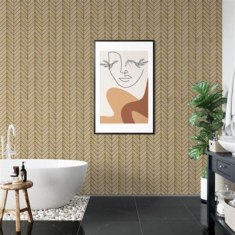 Add A Rustic Touch With Wood Chevron Tile Pattern Stone Tile Depot