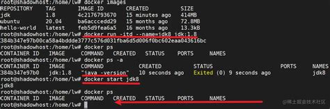 Docker 构建镜像andjdk8基础镜像搭建安装docker 提前安装好 Docker本文基于 Ubuntu 200 掘金