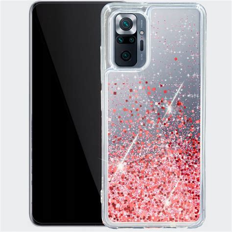 Etui Brokat Do Xiaomi Redmi Note 10 Liquid Różowy Piasek Shine Glimmer Case Xiaomi Sklep