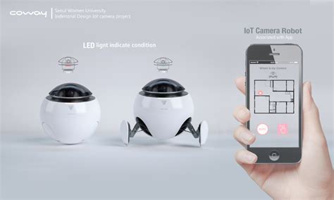 Industrial Design Robot 프로젝트 Behance의 사진 비디오 로고 일러스트레이션 및 브랜딩 Design Camera Iot