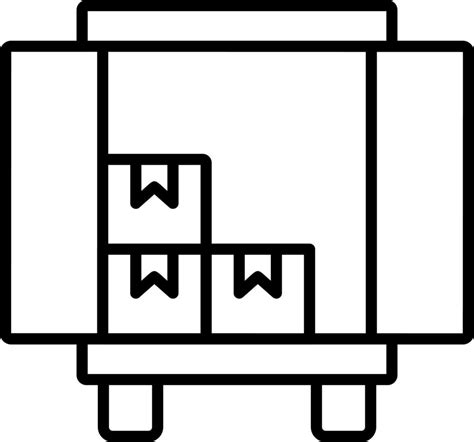 Unloading Truck Vector Icon 20488285 Vector Art At Vecteezy