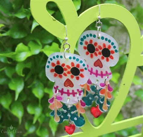 Coco Inspired Sugar Skull Earrings Crafty Chica