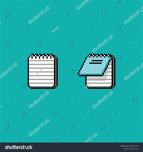 Vector Pixel Art Retro Computer Text Stock Vector Royalty Free