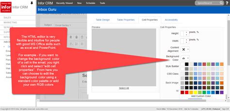 Using The Wysiwyg Template Editor