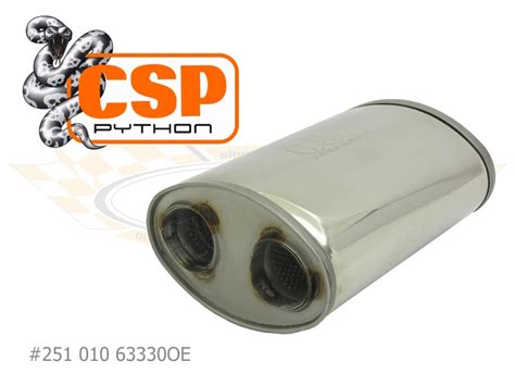 Universal Muffler Python Custom And Speed Parts Csp