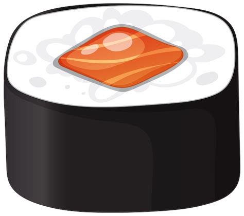Illustration Vectorielle Du Rouleau De Sushi Délicieux Vecteur Gratuite
