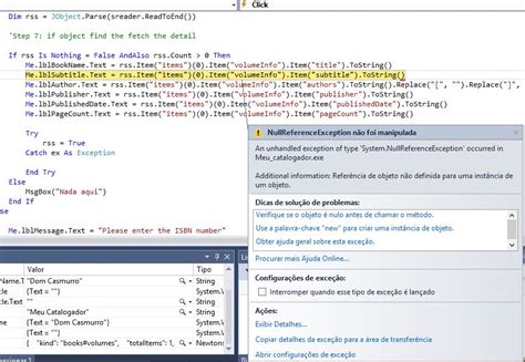C Como Capturar Uma Nullreferenceexception Stack Overflow Em Português
