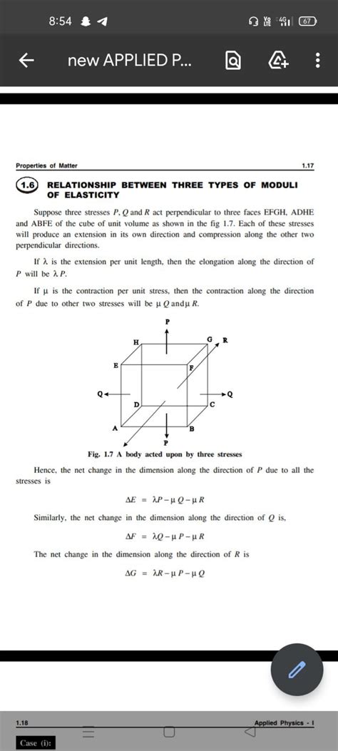 16 Relationship Between Three Types Of Moduli Of Elasticity Suppose Thr