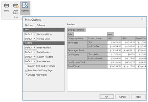 printing winforms controls devexpress help