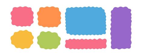 Scallop Rectangle Vector Art Icons And Graphics For Free Download