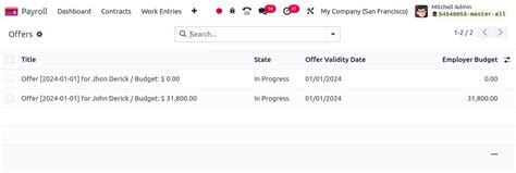 Payroll In Odoo 17 Odoo V17 Enterprise Edition Book
