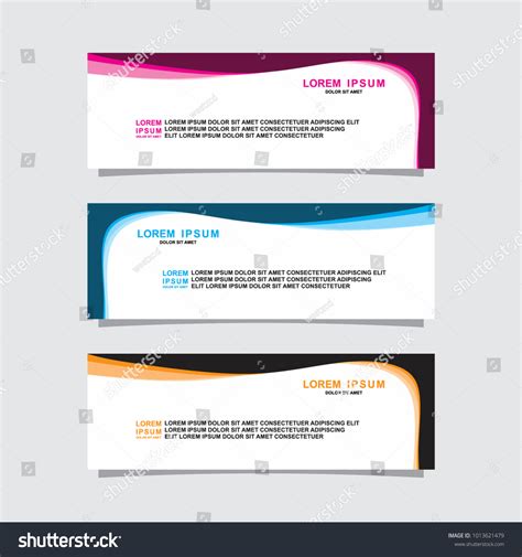 Abstract Banner Background Design Template เวกเตอร์สต็อก ปลอดค่า