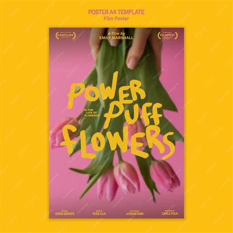 크리에이 티브 영화 포스터 템플릿 무료 Psd 파일