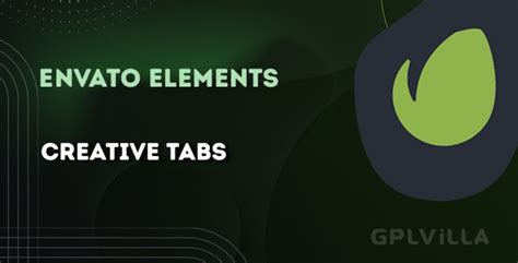 creative tabs addon for elementor gplvilla