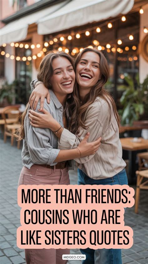More Than Friends Cousins Who Are Like Sisters Quotes 💖 Fun Time With