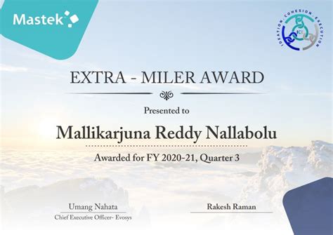 Mallikarjuna Reddy Nallabolu On Linkedin Thankyou Evosys 15 Comments