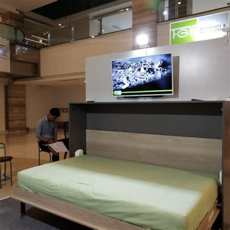 Jual Engsel Ranjang Lipat Murphy Wall Bed H Tech Horisontal 120 X 200