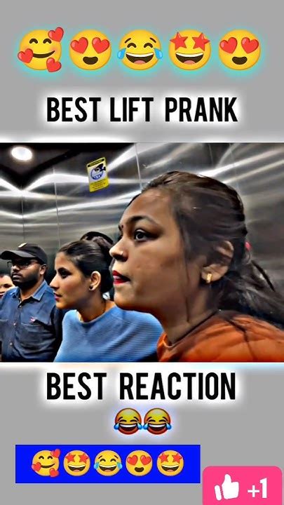 Lift Prank Cute Girls 😂reaction Shorts Viral Liftprank Rinkuuu