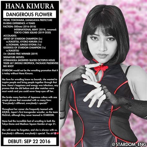Stardom English Unofficial On Twitter Todays Wrestler Biography Is