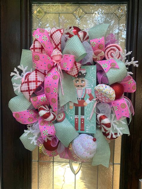 Nutcracker Wreath Pastel Nutcracker Wreath Nutcracker Etsy