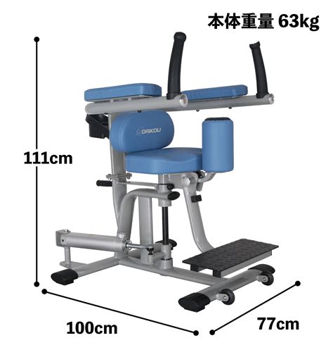 DK-670（ロータリートーソ）／準業務用油圧式トレーニングマシン（機能訓練マシン リハビリマシン）【シニアフィットネス トレーニングマシン ...