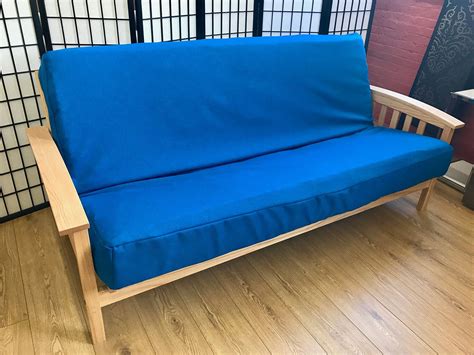 Synthetic Royal Blue Futon Cover Queen