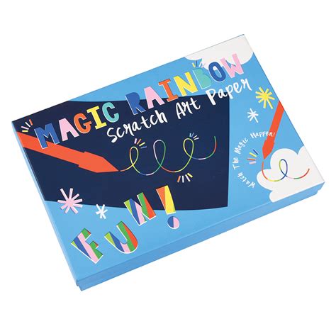 Rainbow Scratch Art Kit Rex London Dotcomtshop