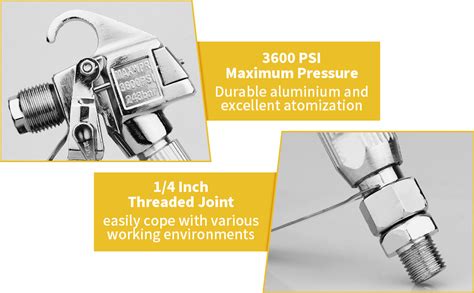 Spray Freely High Pressure Airless Spray Gun 3600 Psi