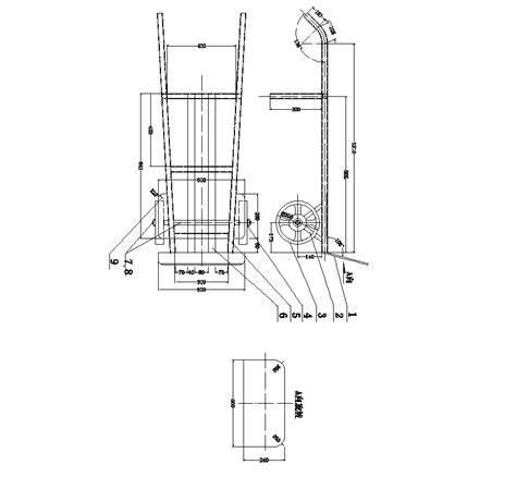 Plan And Section Of Elevator 2d View Layout Cad Structure Autocad File