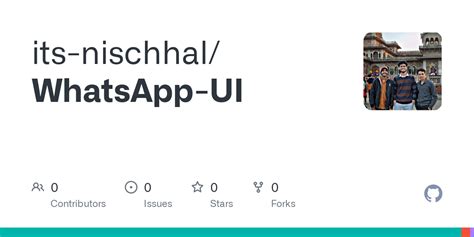 Github Its Nischhalwhatsapp Ui
