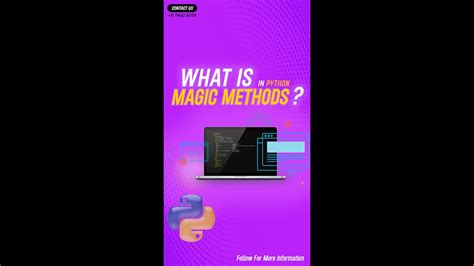 Magic Methods In Phyton Tamil Youtube