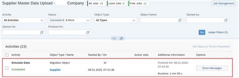 Supplier Or Customer Master Data Upload Using Migr Sap Community